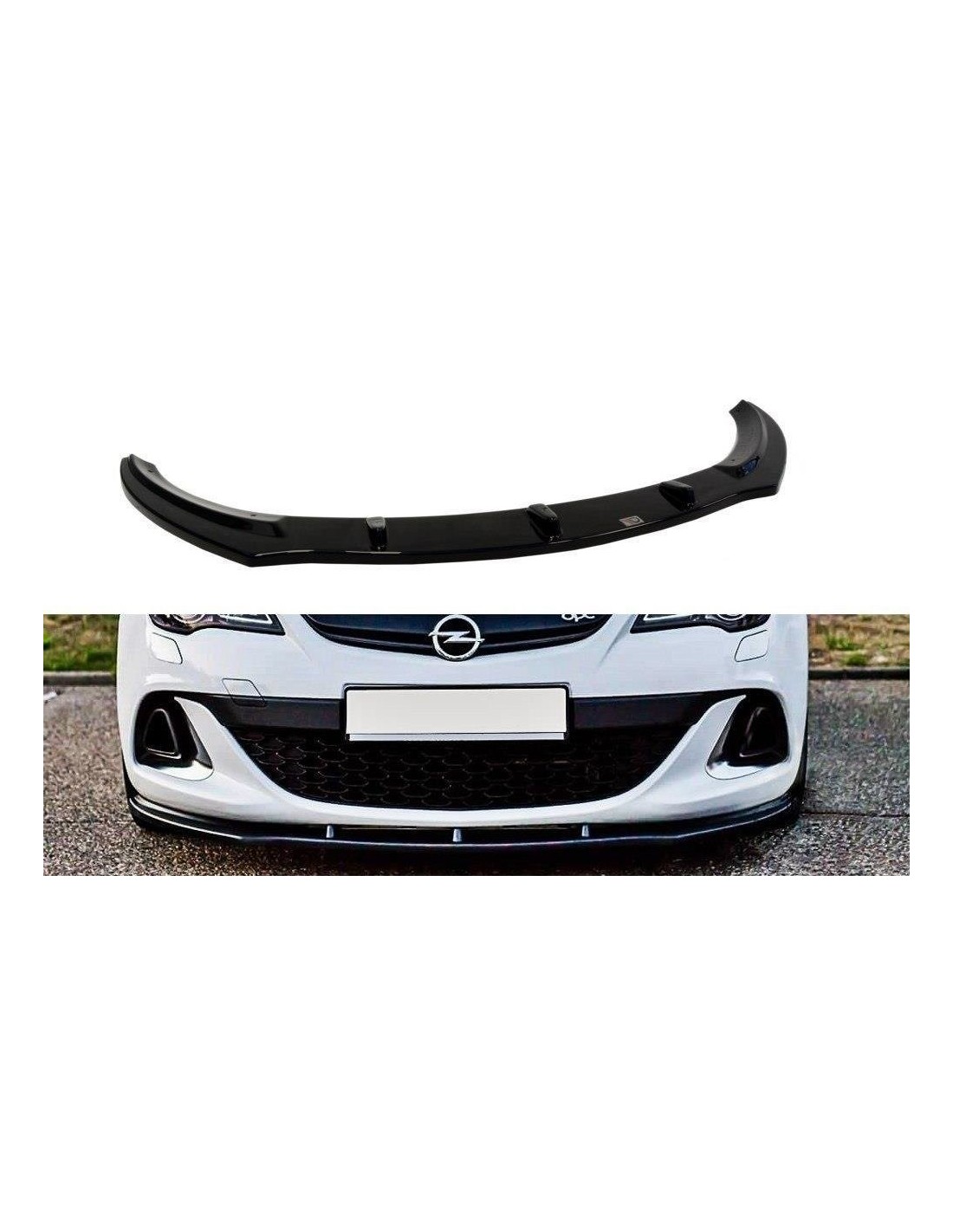 Lip delantero V.1 Opel Astra J OPC
