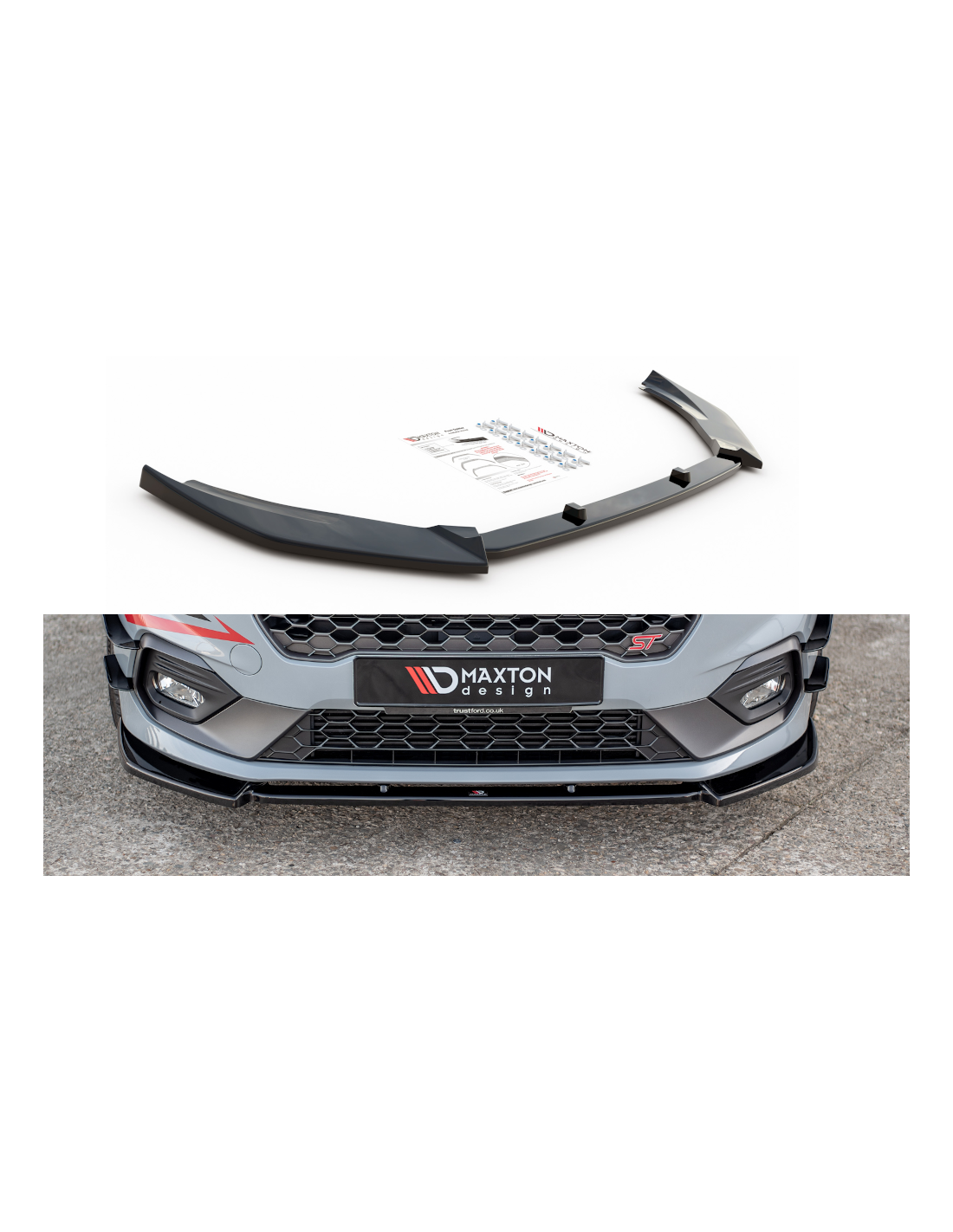Lip delantero V.4 Ford Fiesta ST Mk8