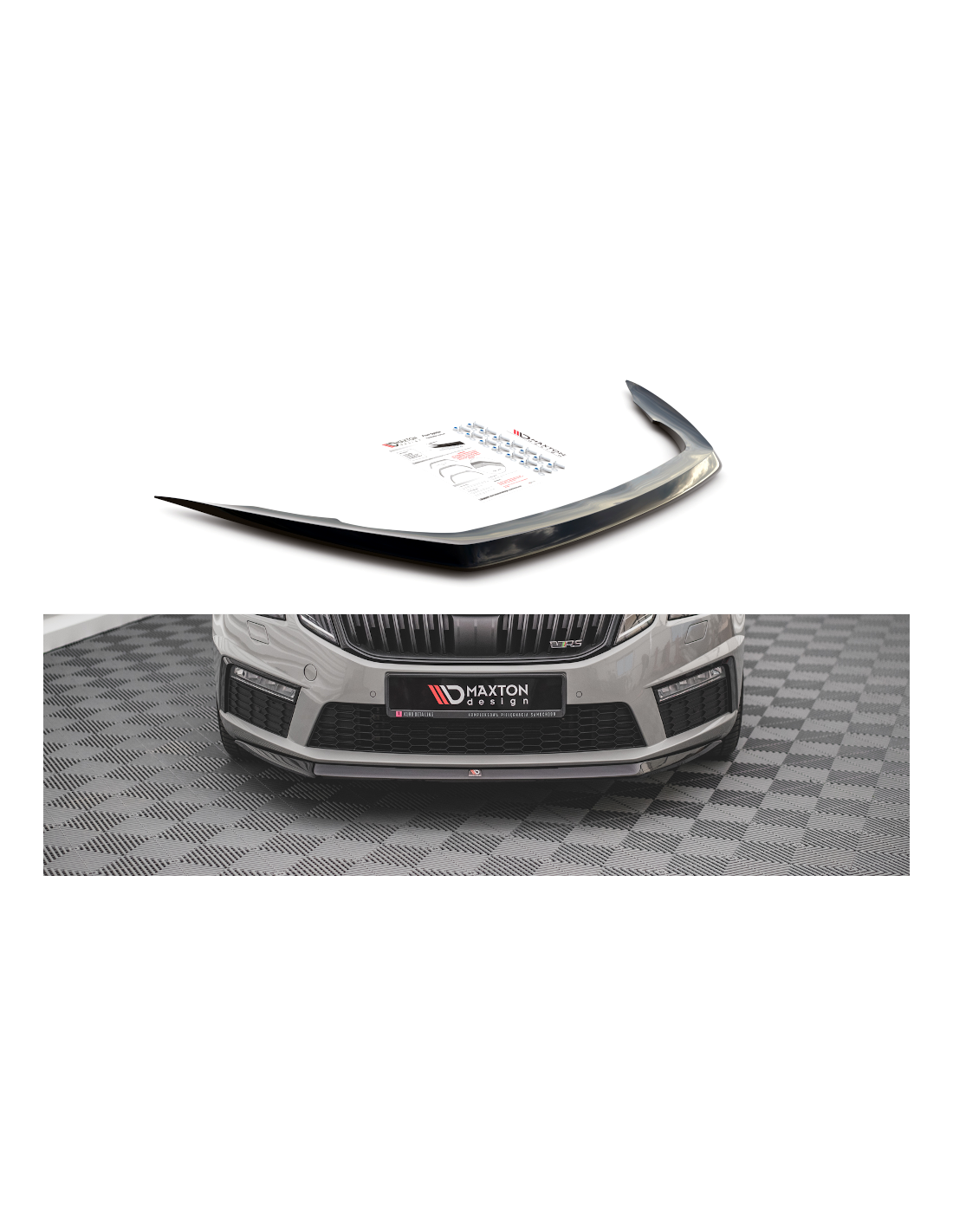 Lip delantero V.1 Skoda Octavia RS Mk3 (Facelift)