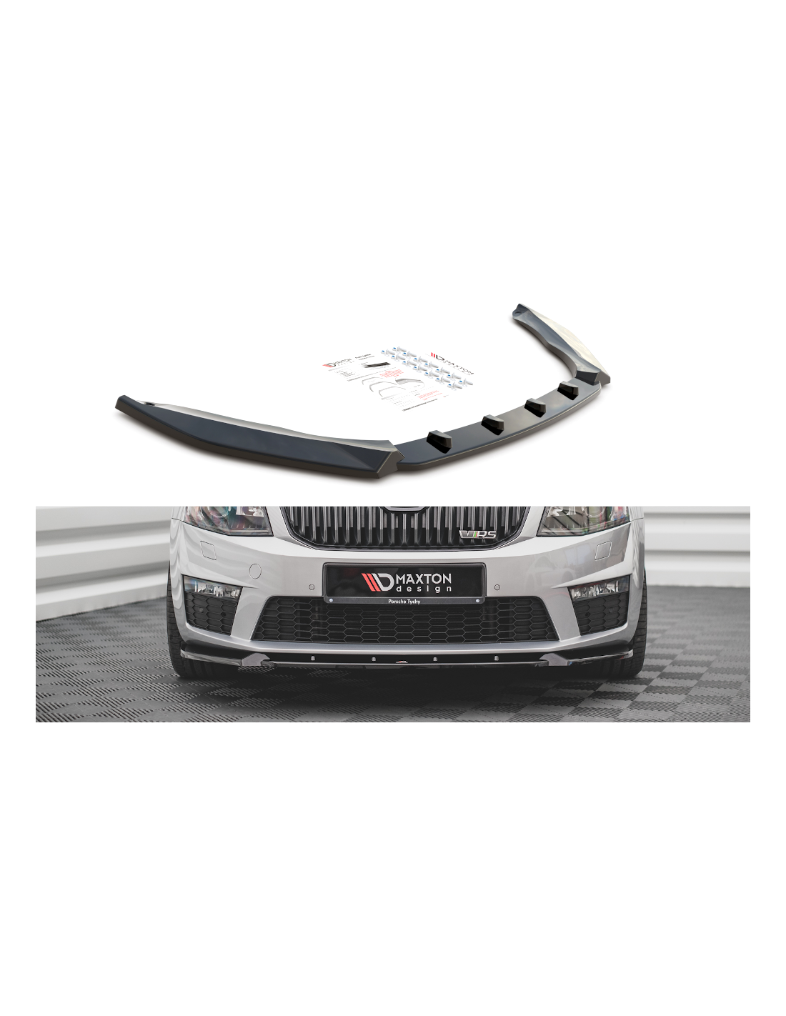 Lip delantero V.3 Skoda Octavia RS Mk3