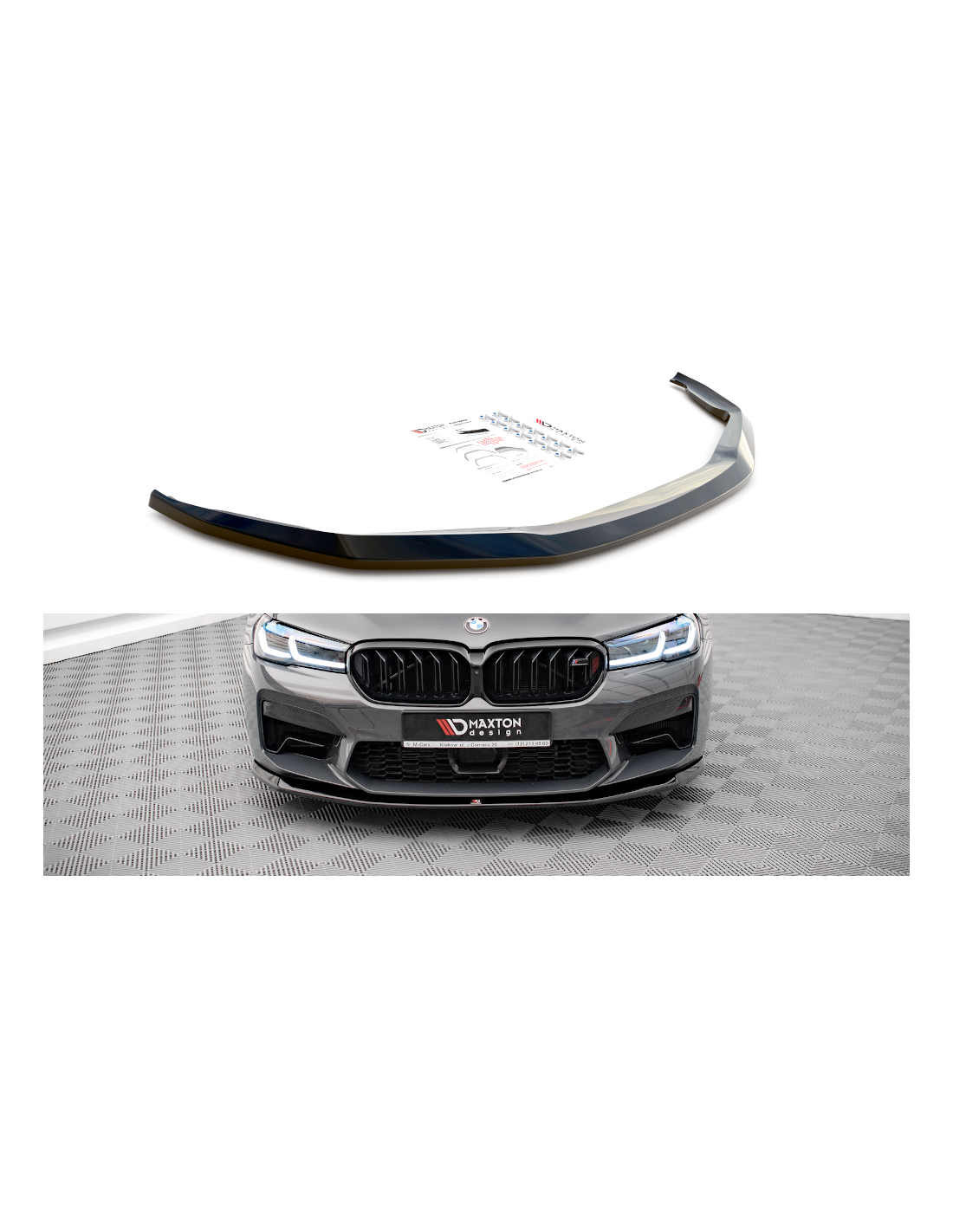 Lip delantero V.3 BMW M5 F90 (Facelift)