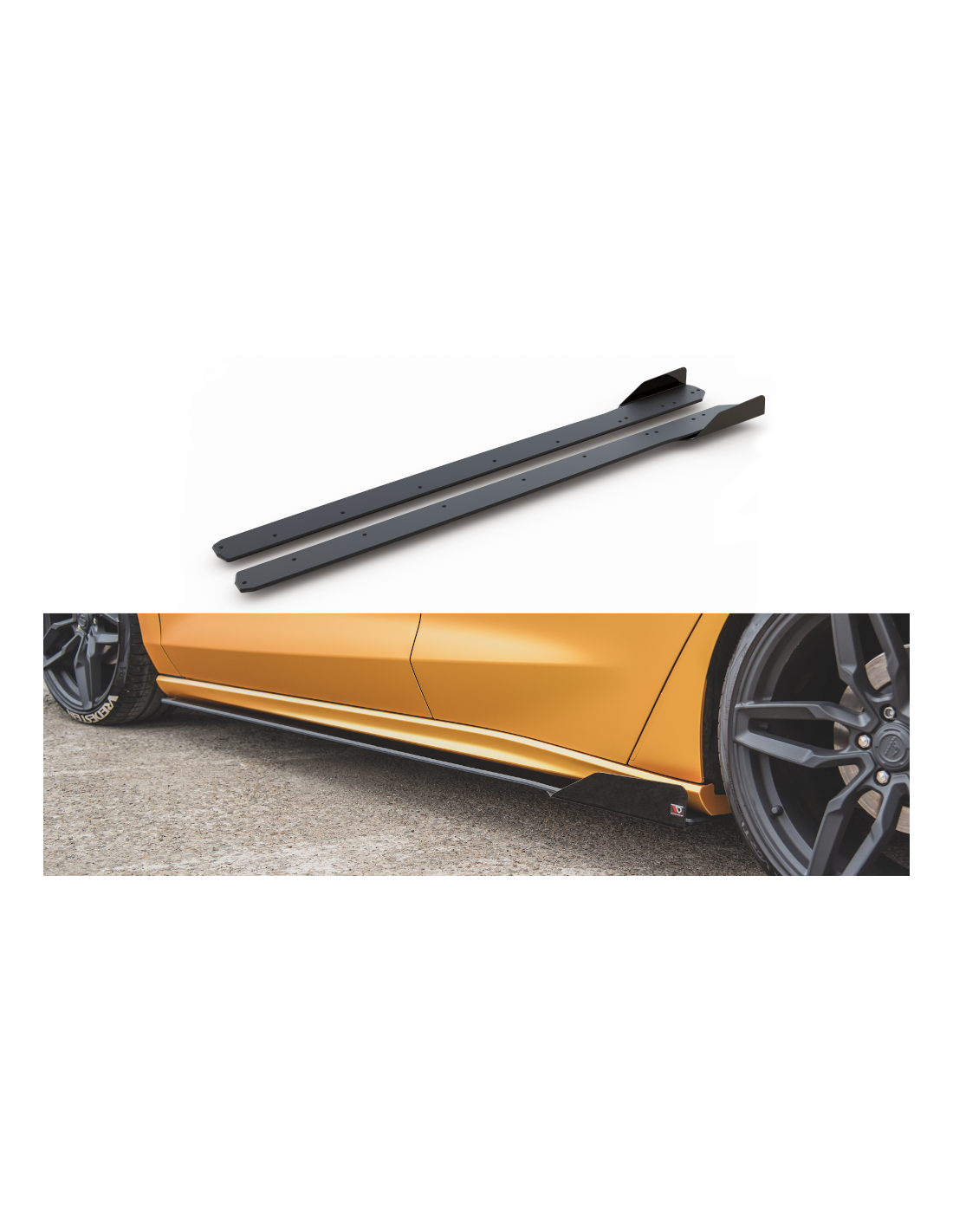 Faldones laterales Racing Durability Ford Focus ST/ST-Line Mk4 (Con flaps)